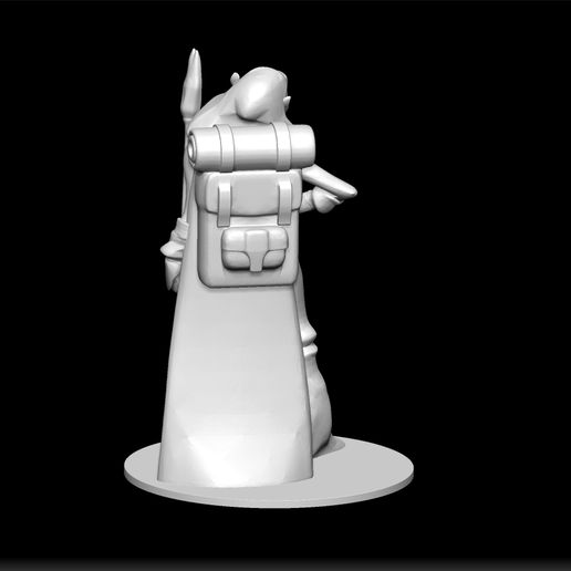 STL file Female Elf Model STL - Elven Warrior Print - Fantasy Character ...