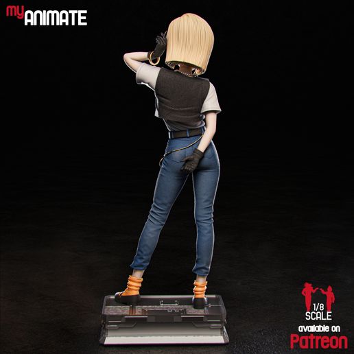 🤖 Android 18 (DragonBallZ) – STL for 3D Printing・ 3D File for 3D ...