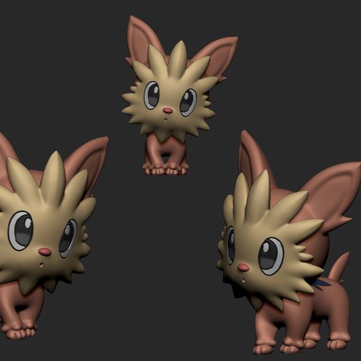 STL file Pokemon - Lillipup with 2 poses 🐉 ・3D printable model to ...