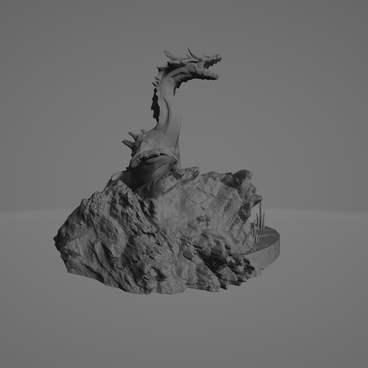 👹 MONSTER HUNTER LAGIACRUS FIGURE・ STL File for 3D printing・Cults