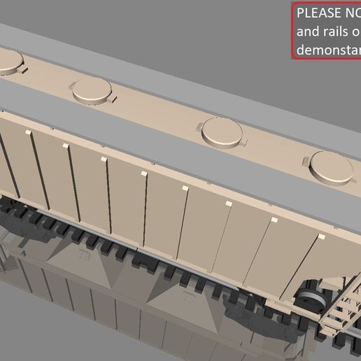 🚆 Trinity Rail (TRN) 2-bay 37 ft. CH-100-63 Covered Hopper in H0 Scale ...
