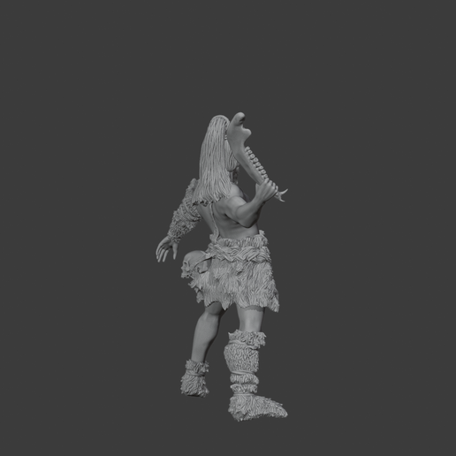 🎲 Stone Age Tribe 8 - 75 mm・Free 3D File for 3D printing・Cults