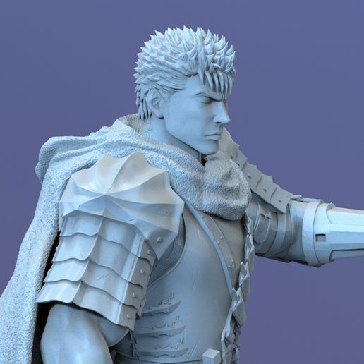 🗿 Guts - Berserk・ STL File for ・Cults