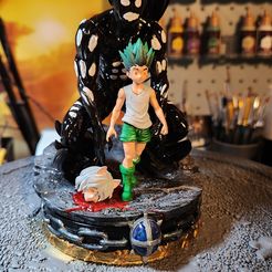 3D print HUNTER X HUNTER ENRAGED GON DIORAMA • made with Saturn S 4k ...