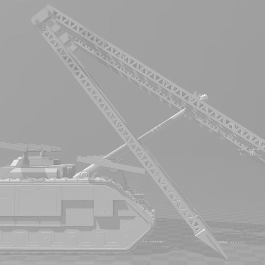 🎲 Maximinus Thrax Bridgelayer (lost STC) - WH40k・Free STL File for ・Cults