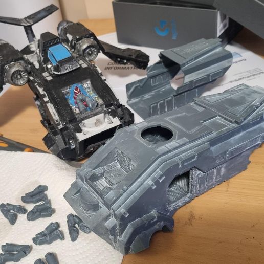 🐦 Storm Raven Gunship body extension・Free STL File for 3D printing・Cults