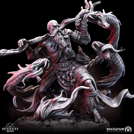 🔥 Brahmin the Monk・ 3D File for 3D printing・Cults