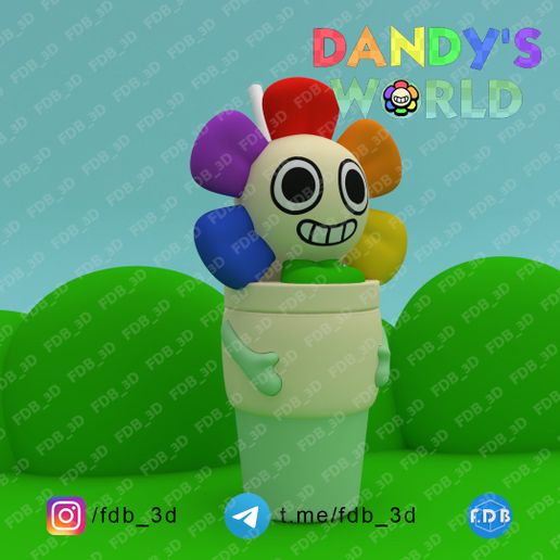 🗺️ MILKSHAKE GLASS DANDYS WORLD / DANDY GLASS・ STL File for 3D printing ...