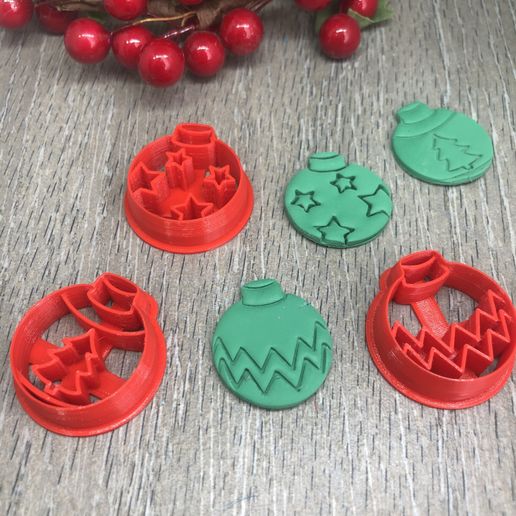 🎄 CHRISTMAS ORNAMENT CUTTER. CHRISTMAS ORNAMENT CLAY CUTTER・ STL File ...