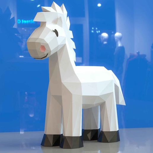 3d horse template