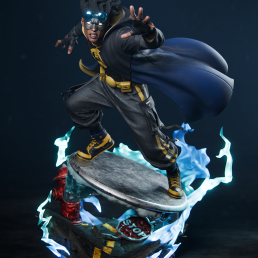 🦸 Static Shock - Fullsize・ 3D File for 3D printing・Cults