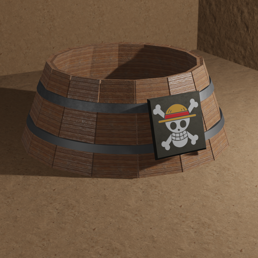 STL file Barrel Stand for One Piece Devil Fruits 😈 ・3D printing design ...