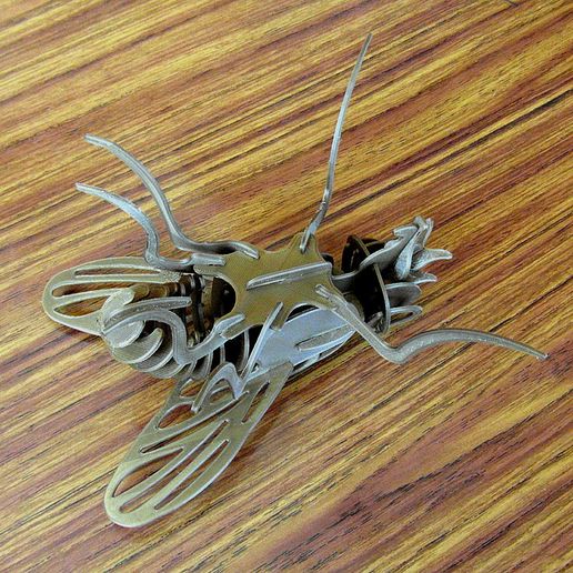 🪰 Fly・Free STL File for 3D printing and CNC machining - Laser cutting・Cults