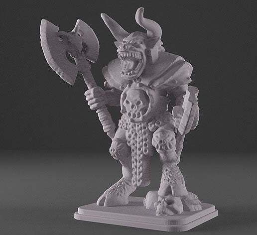 ⚔ HeroQuest - Beastlord・Free STL File for ・Cults