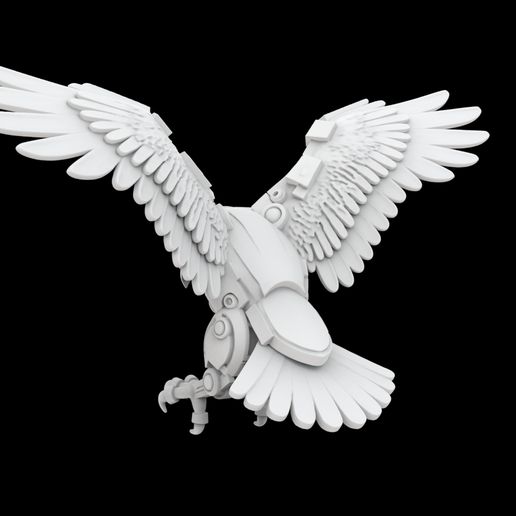 🦅 Mech Eagle Model 3D Print・ STL File for 3D printing・Cults