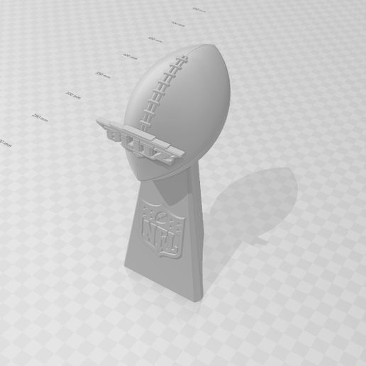 🥣 NFL Blitz Topper Arcade1Up Super Bowl Trophy Lombardi Superbowl・ STL ...