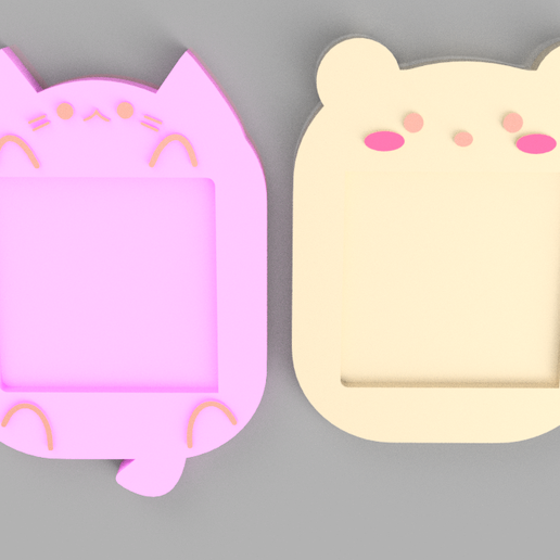 STL file Base Kawaii Post it. 🪞 (3MF)・3D print design to download・Cults