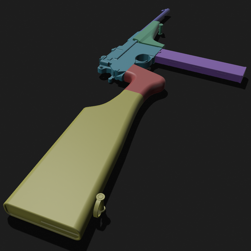 Archivo STL Mauser M1917 Trench Carbine SMG ( Prop-Gun ) 1/1 Scale 🔫 ...