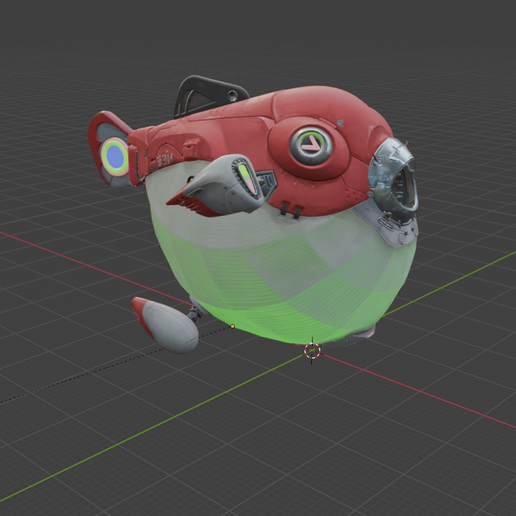 STL file Mech Flying Fish 🐠 ・3D print design to download・Cults
