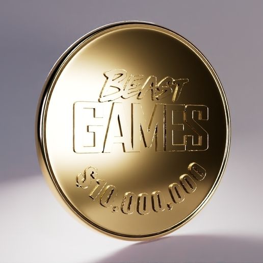 🪙 Beast Coin 10 Millions (Beast Games)・ STL File for 3D printing・Cults