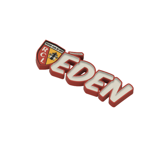 ⚽ First name LED TO ASSEMBLE Eden・ STL File for 3D printing・Cults