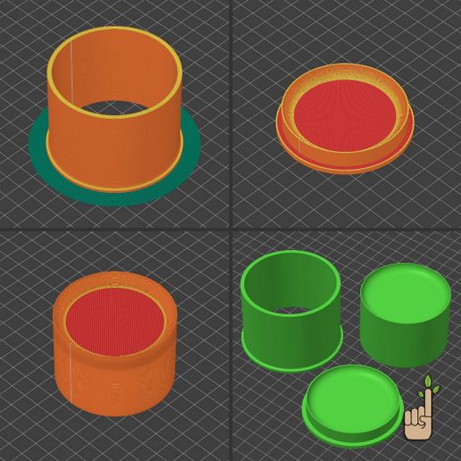 🧼 Soap Press Mold Round A (Multi-Size Pack 5cm to 8cm)・ STL File for 3D ...
