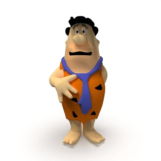 🏢 Fred Flintstone 3D Printable Model・ STL File for 3D printing・Cults