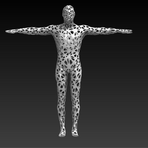 STL file HUMAN BODY - WIRE SCULPTURE 🗿 (OBJ)・3D printable model to ...