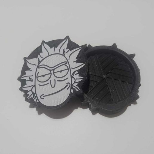 3D file GRINDER CHOPPER PIKACHU RICK SANCHEZ 420 WEED MARIHUANA RICK ...