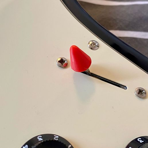 3MF file Pickup selector knob electric guitar ⚡ ・3D printable model to download・Cults