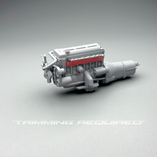 🚗 Tamiya A80 Supra engine dress-up kit A・ STL File for 3D printing・Cults
