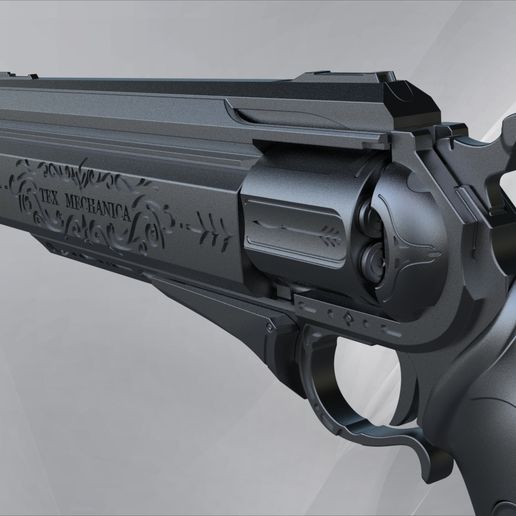 Destiny 2 - Laconic exotic hand cannon・ 3D File for 3D printing and CNC ...
