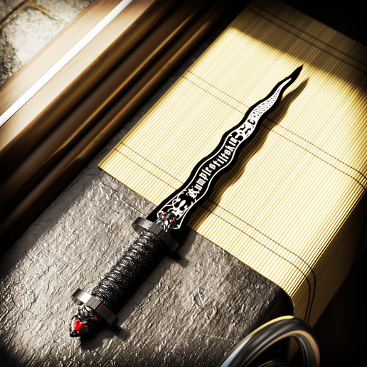 🗡️ Dark One Dagger - Rumplestiltskin・ STL File for 3D printing・Cults