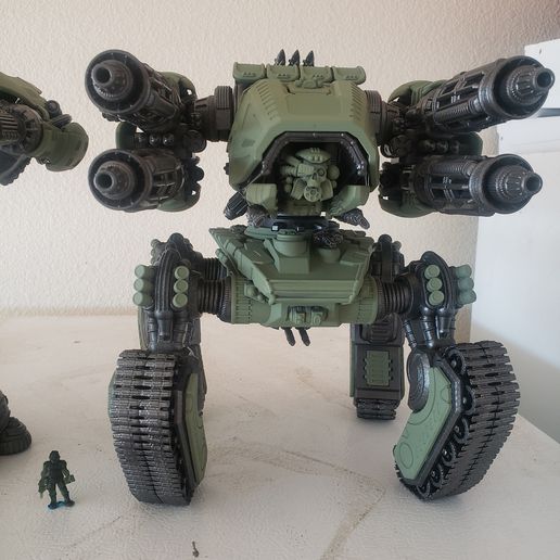🔥 Project Gigante B - 28mm Heavy Fire Support Mech With Hybrid ...