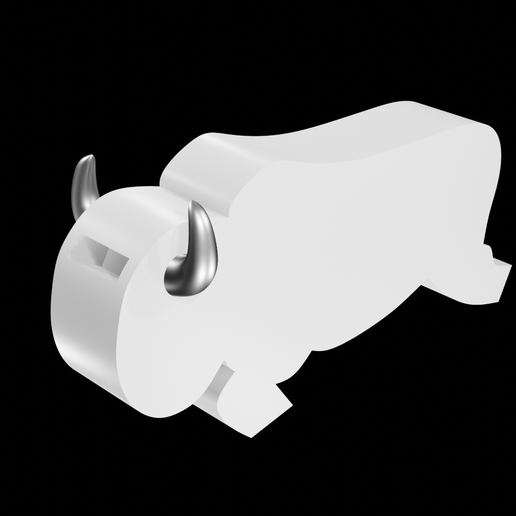 🦬 Aangs Bison Whistle・ STL File for 3D printing・Cults