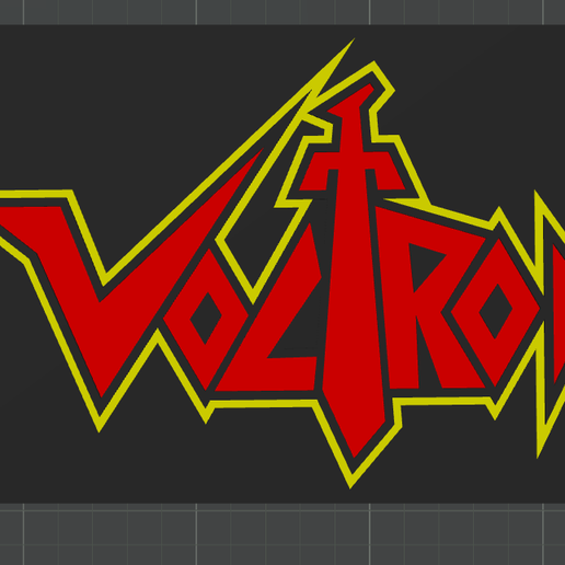 🦸 Voltron Logo 2 Multicolor 3mf・ 3MF File for 3D printing・Cults