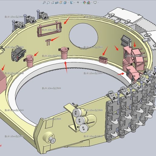 🐅 Stowage on turret walls of the Tiger Tank.(STL-35)・ 3D File for 3D ...