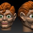 🗿 Slappy the Dummy 1995 Head - Printable - Goosebumps 3D print model ...