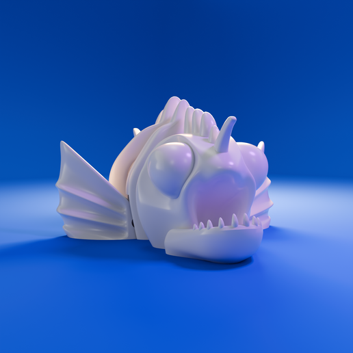 🐠 FLEXI DEEP SEA FISH・Free STL File for 3D printing・Cults