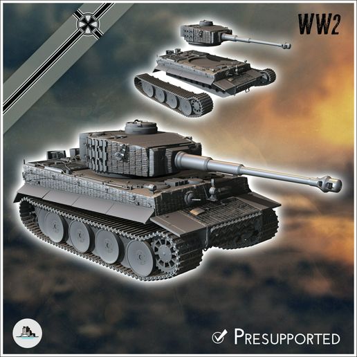 🐅 German WW2 vehicles pack No. 4 (Tiger I and variants) - Germany ...