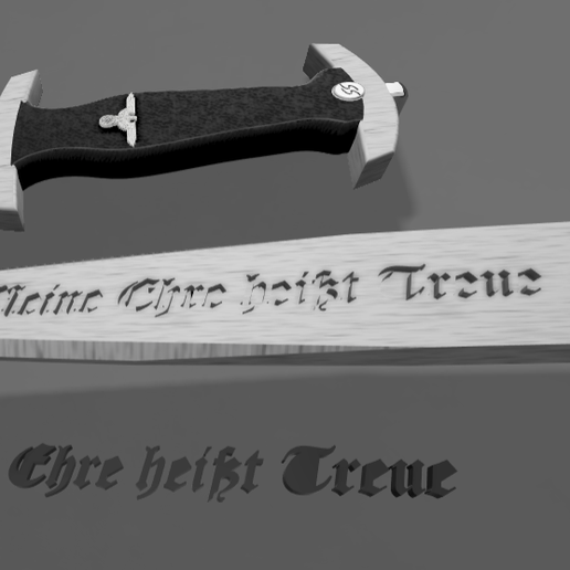 🆒 Cool German SS Officers WW2 Dagger, Replica Prop・Archivo STL para ...