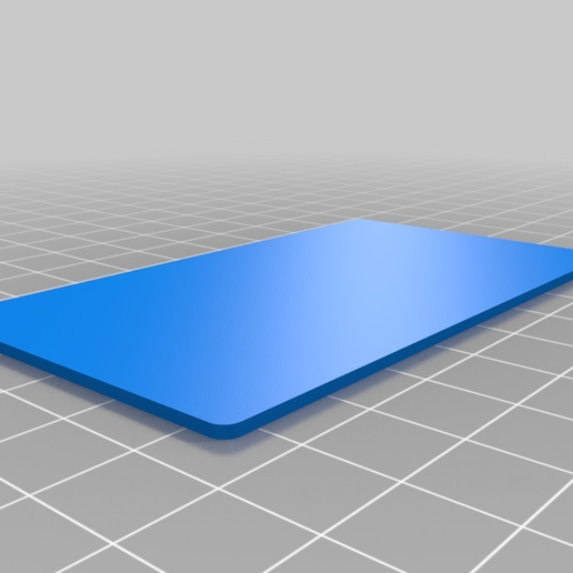 🚩 WeeberCorp Simple Business Card - Dual Extrusion・Free 3D File for ・Cults
