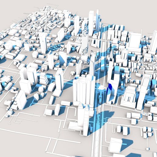 3D file King Power Mahanakhon Baiyoke Tower II Bangkok Thailand 🤴 ・3D ...