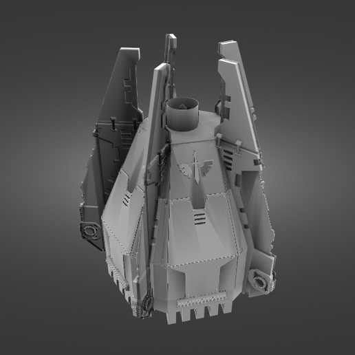 💧 drop pod・Free STL File for ・Cults