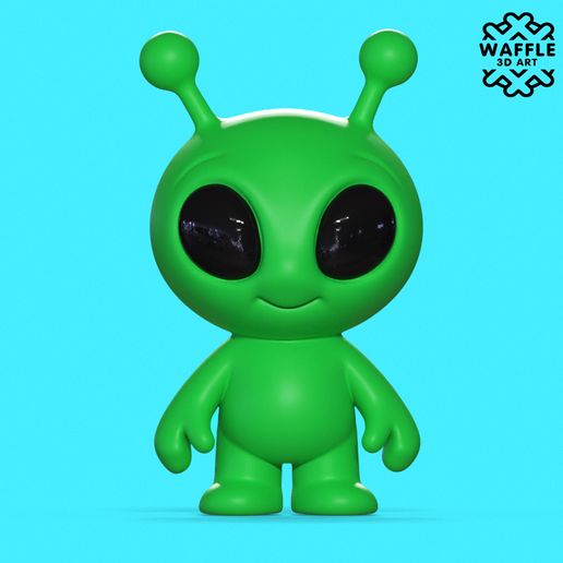👽 alien ufo baby・ STL File for 3D printing・Cults