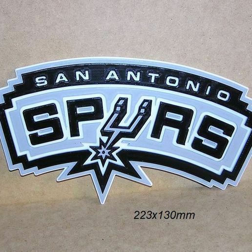 🏀 San Antonio Spurs, poster, sign, signboard, logo, 3d-printing ...