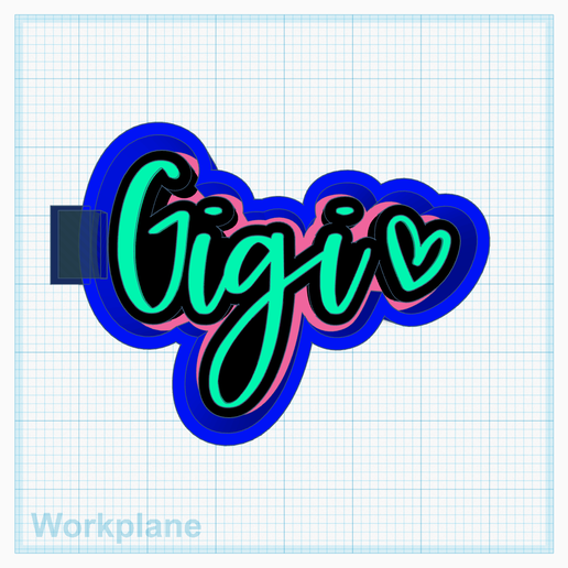 STL file Gigi 💜 ・3D printing template to download・Cults