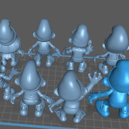 🧟 Zombie Smurf Pack・ STL File for 3D printing・Cults