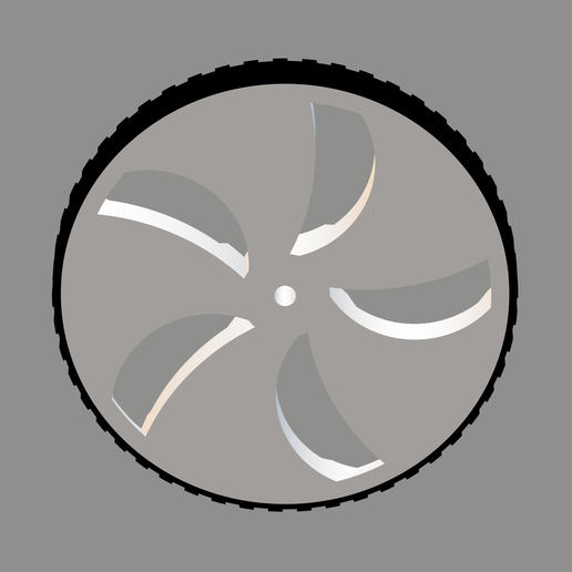 🛞 250mm / 8 inch Generator Wheels・ 3MF File for 3D printing・Cults