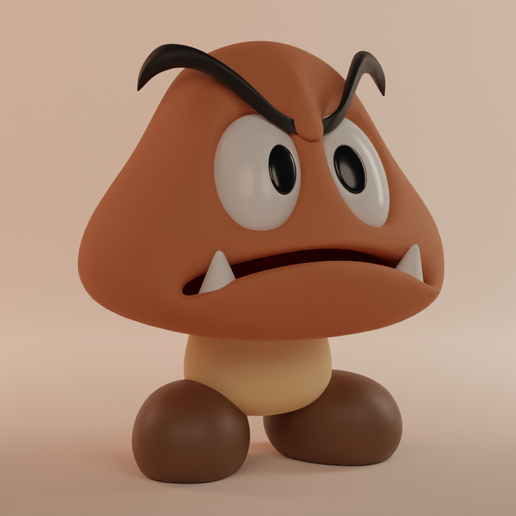 🐢 Goomba・ 3D File for ・Cults